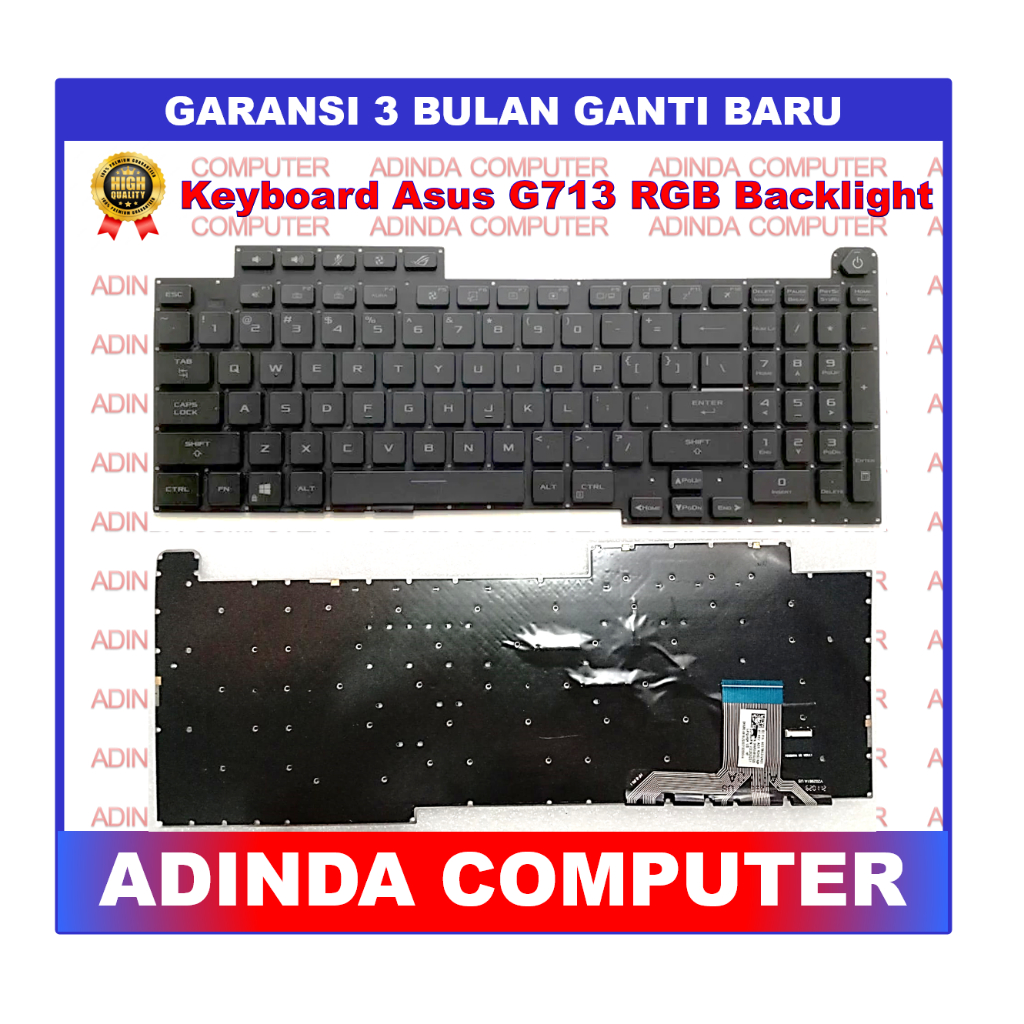 Asus ROG Strix G17 G713 G713QY G713IR G713IH G713RC RGB Socket Keyboard | Shopee Malaysia