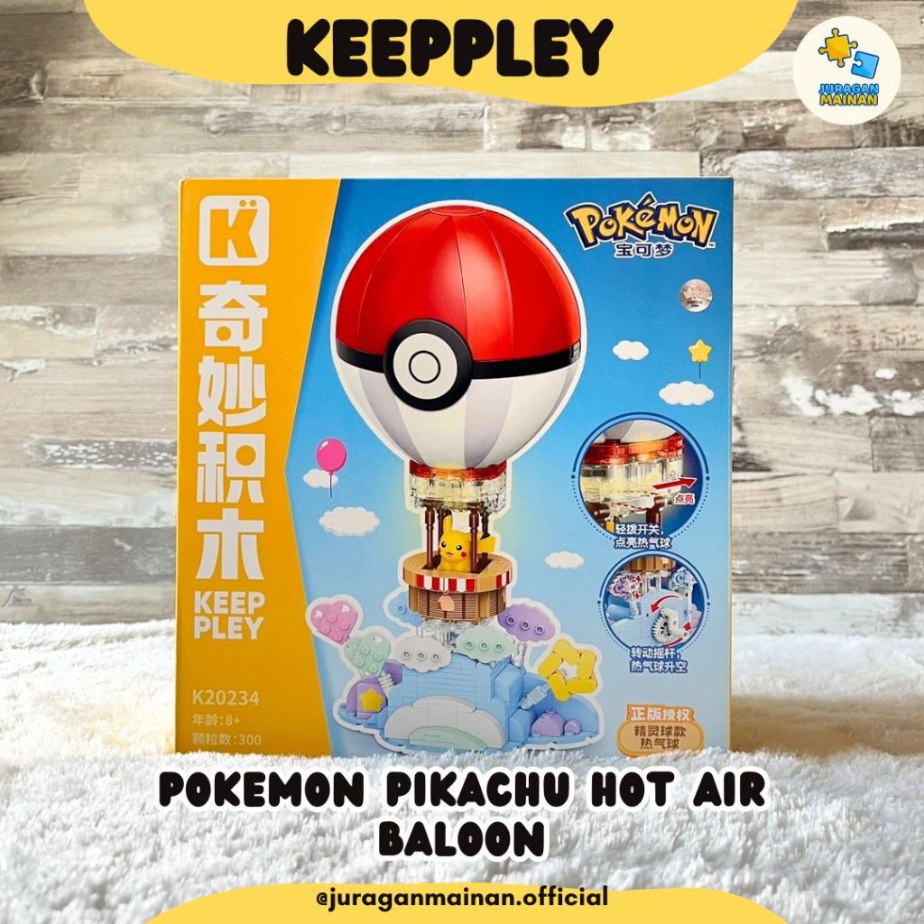 Keeppley pokemon hot air balloon - Brick Block DIY Disassembly & Adult ...