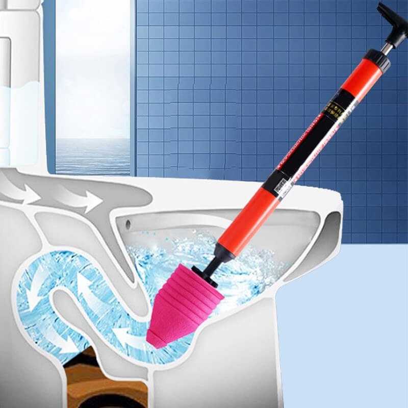 Plunger Pump WC Suction Clogged Toilet Pump Drain Buster - Quick ...
