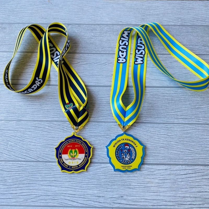 Custom UV Print Graduation Medal Lanyard, 4mm Acrylic Thickness ...