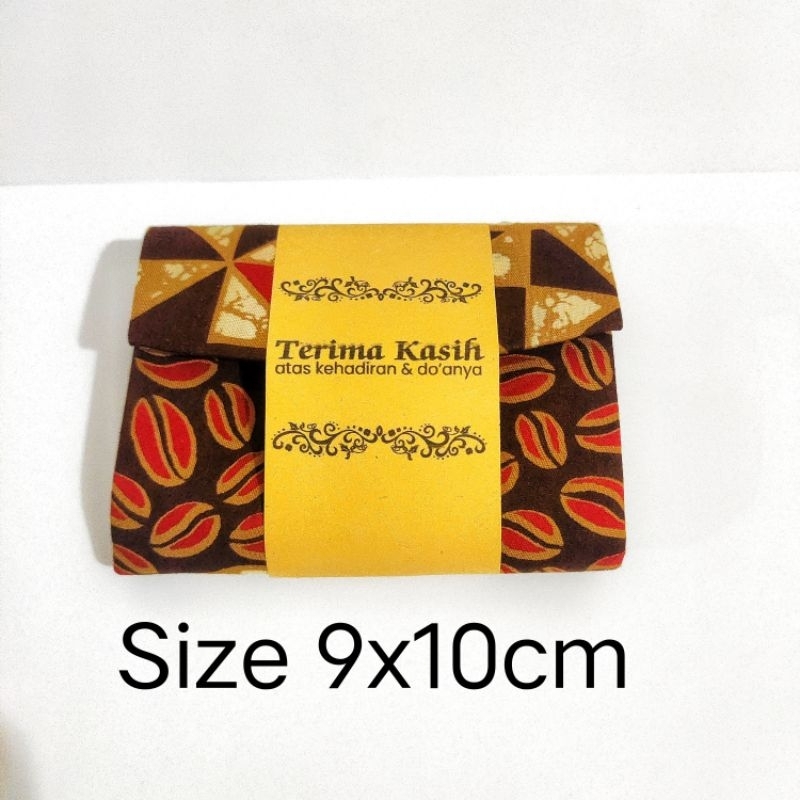 50pcs Folding Batik Wallet Souvenirs Without Dividers, size 9x10cm ...