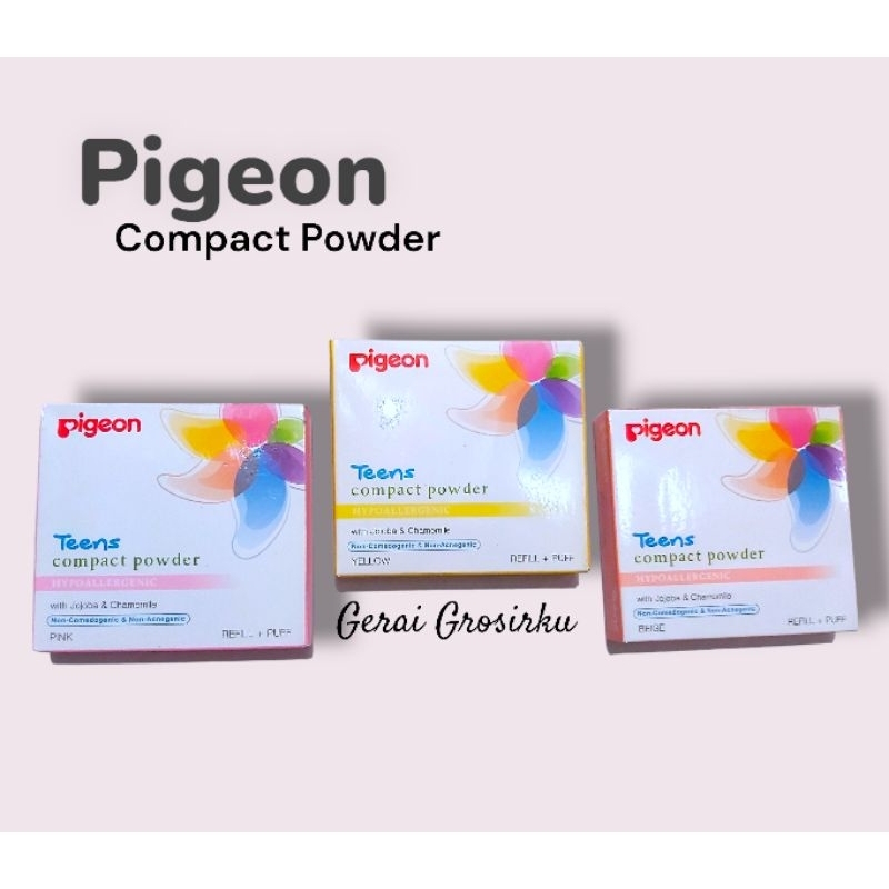 Pigeon TEENS COMPACT POWDER Refill // Refill -puff 20g | Shopee Malaysia