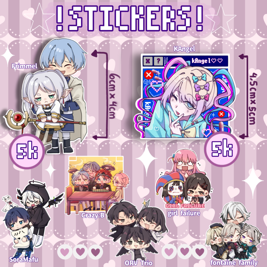 @roimochii Sticker Collection | Kangel digital circus pomni kim dokja ...