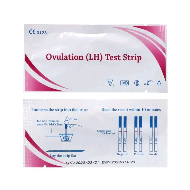 Lh OVULATION TEST STRIP Fertility TEST Kit OVUTES OVULATION TEST Kit ...