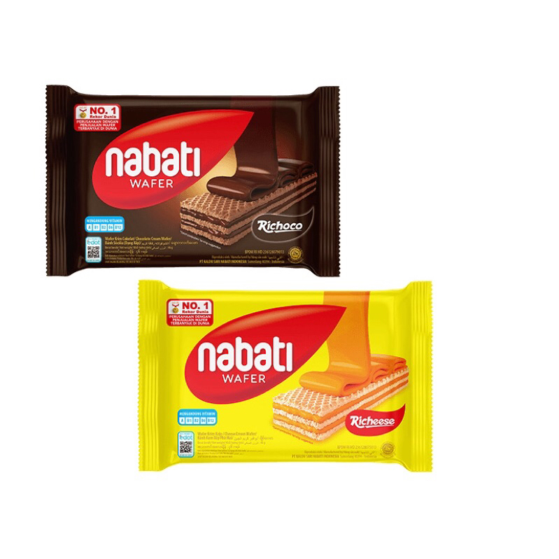 Richoco Nabati Chocolate Cheese Wafers Retail and Wholesale | Shopee ...