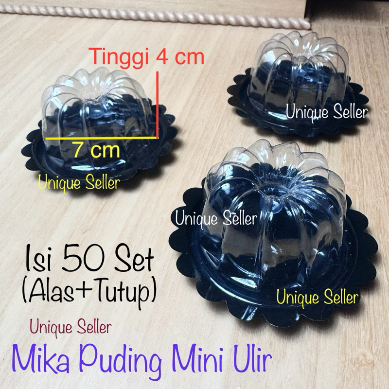 50] Mica Pudding Mini Threaded 7cm/mica Pudding Jelly Jelli Jelly ...