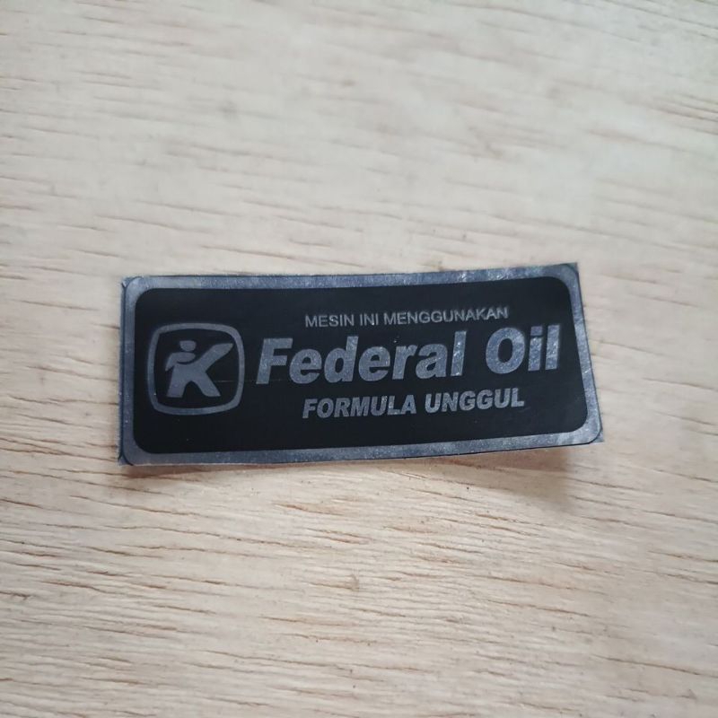 MESIN This engine sticker uses federal oil honda series sticker logo ...