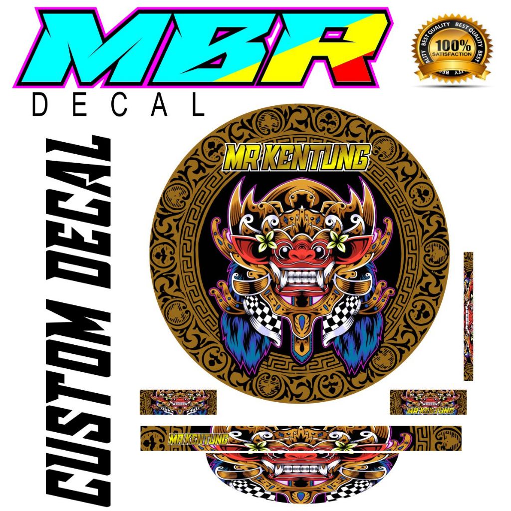 Barong Magpie TEBOK DECAL, Cool Magpie TEBOK Sticker | Shopee Malaysia