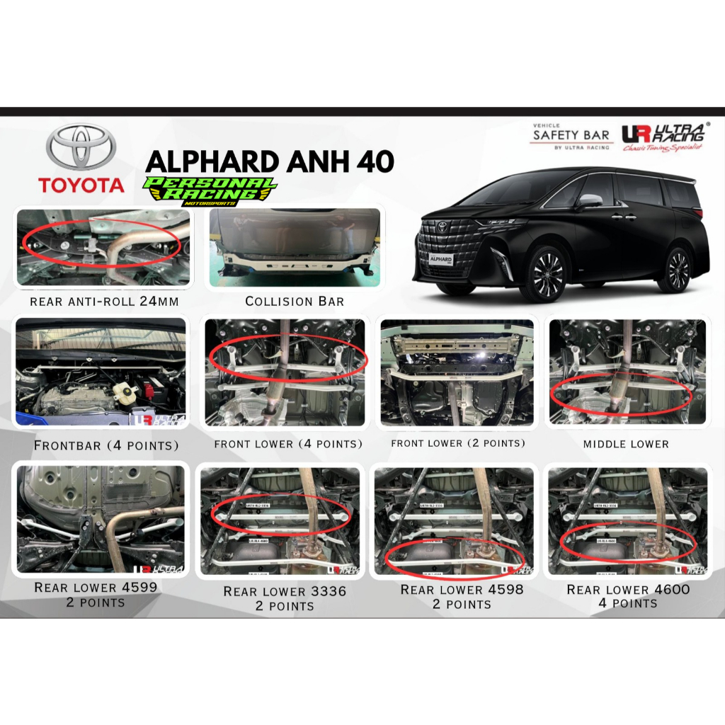 TOYOTA ALPHARD VELLFIRE(A.H40) 2.5L '23 (2WD) | Shopee Malaysia