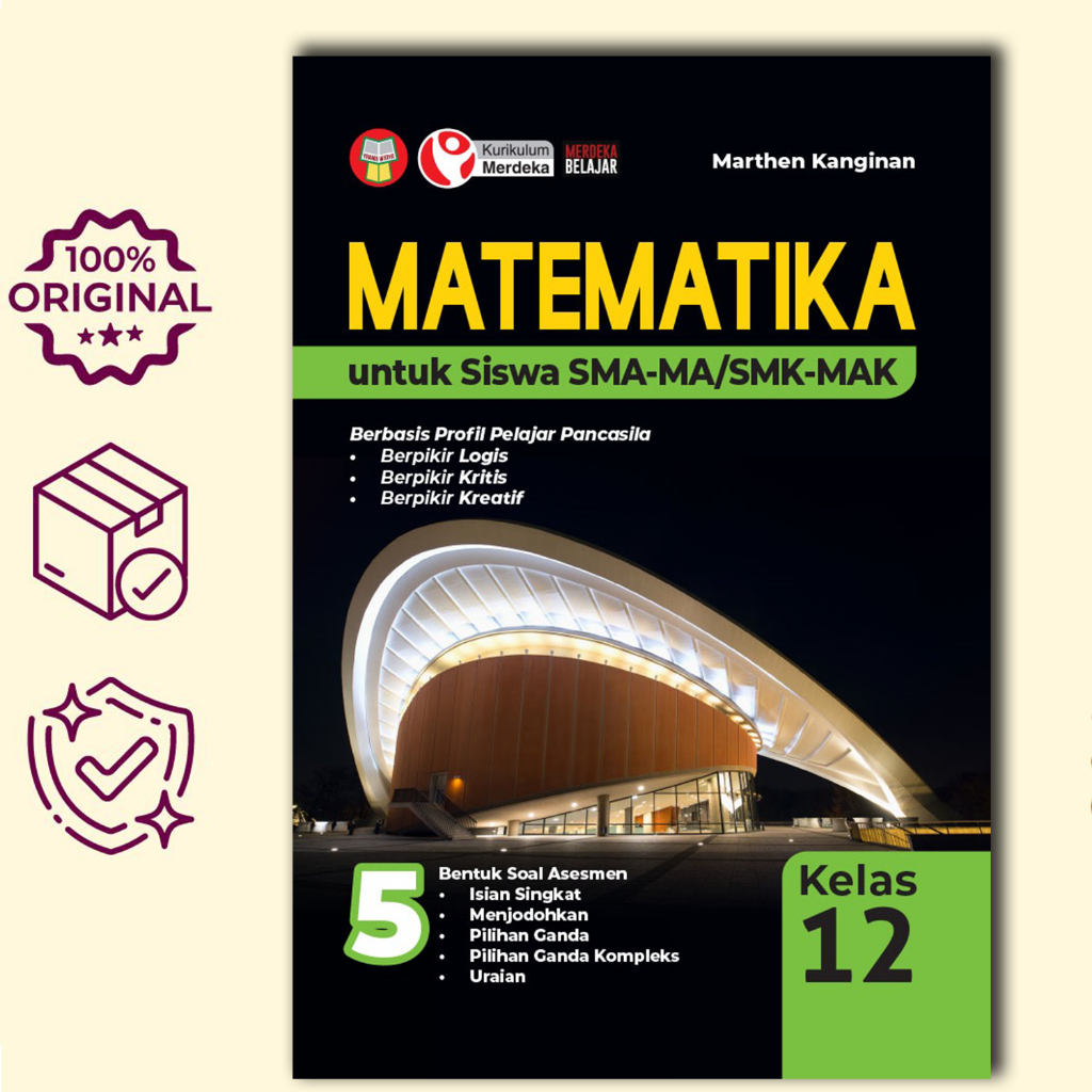 12th Grade High School Mathematics Companion Book Of Merdeka Curriculum ...