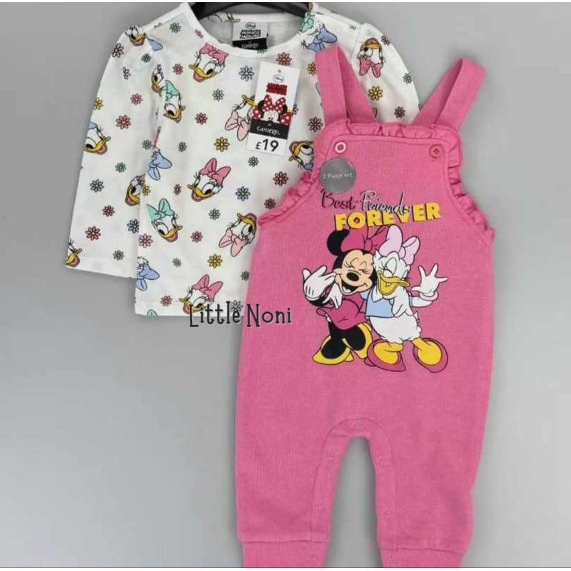 Disney Long Overall at George Minnie Mouse Daisy Best Friend Forever ...