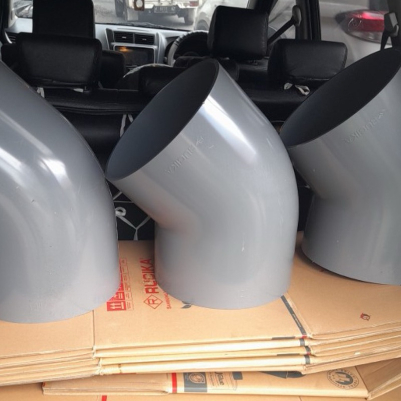 Knee PVC D 12 / 45 degrees RUCIKA ELBOW KNIE KENI 12 inch 45 DV ...