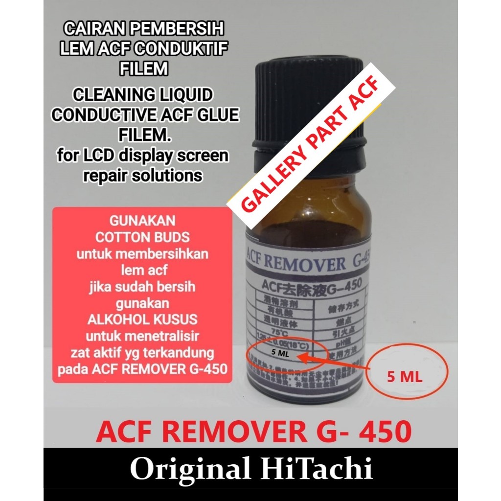 Acf remover g-450 acf bonding glue cleaner, acf ac 2056r ac 7206u cof ...