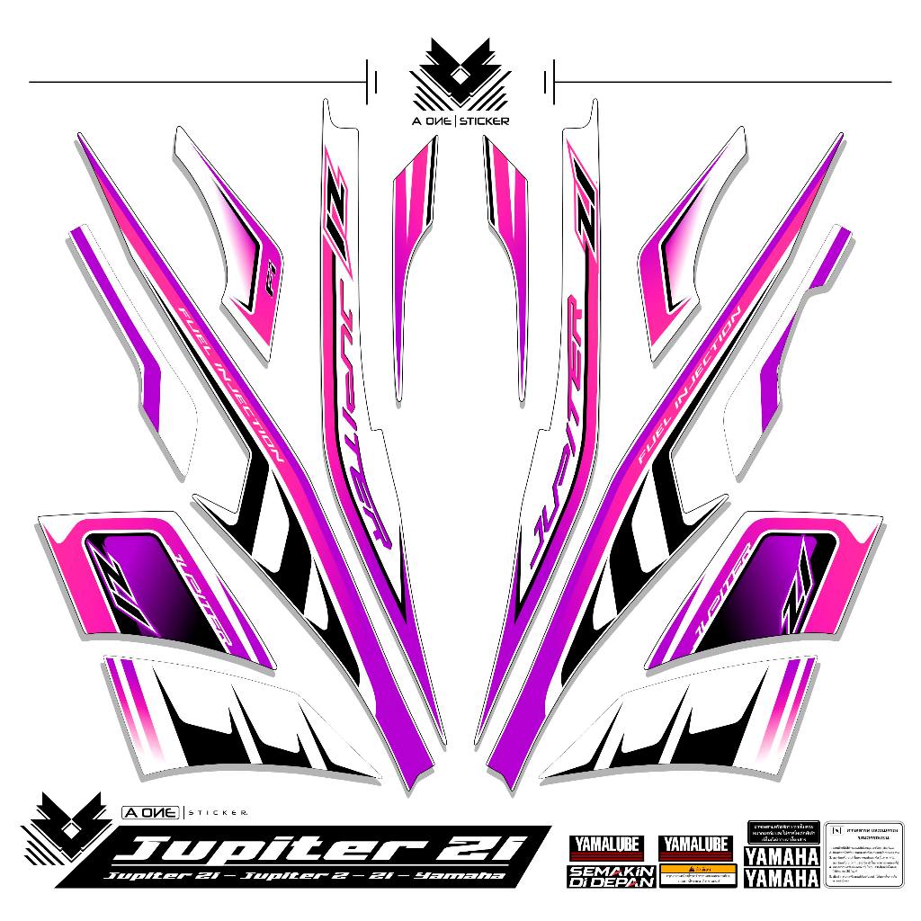 Yamaha JUPITER Z1 BODY STRIPING MOTIF 15 / 2015 / 2016 / 2017 / 2018 ...