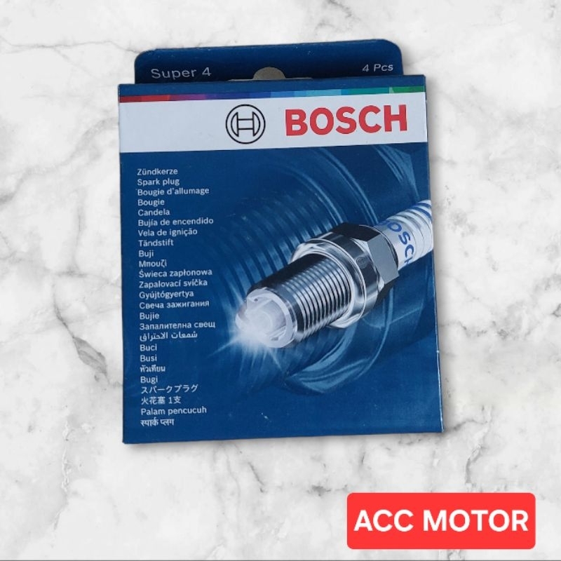 Honda Jazz Brio BRV CRV Mobilio Spark Plug - BOSCH SUPER Leg 4 FR78X ...