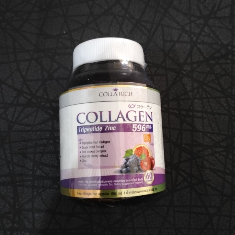 Collagen TRIPEPTIDE ZINC PLUS VITAMIN C ORIGINAL/COLLA RICH COLLAGEN ...