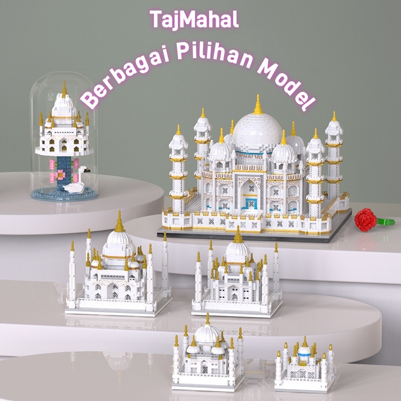 Bricks Taj Mahal Famous Block Models Building Minicraft Brick Toys ...