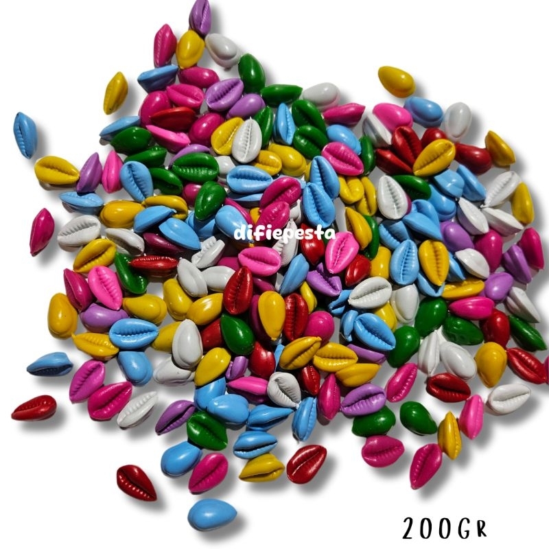 200 Grams (-+260 pcs) Colorful Plastic congklak Seeds | Shopee Malaysia