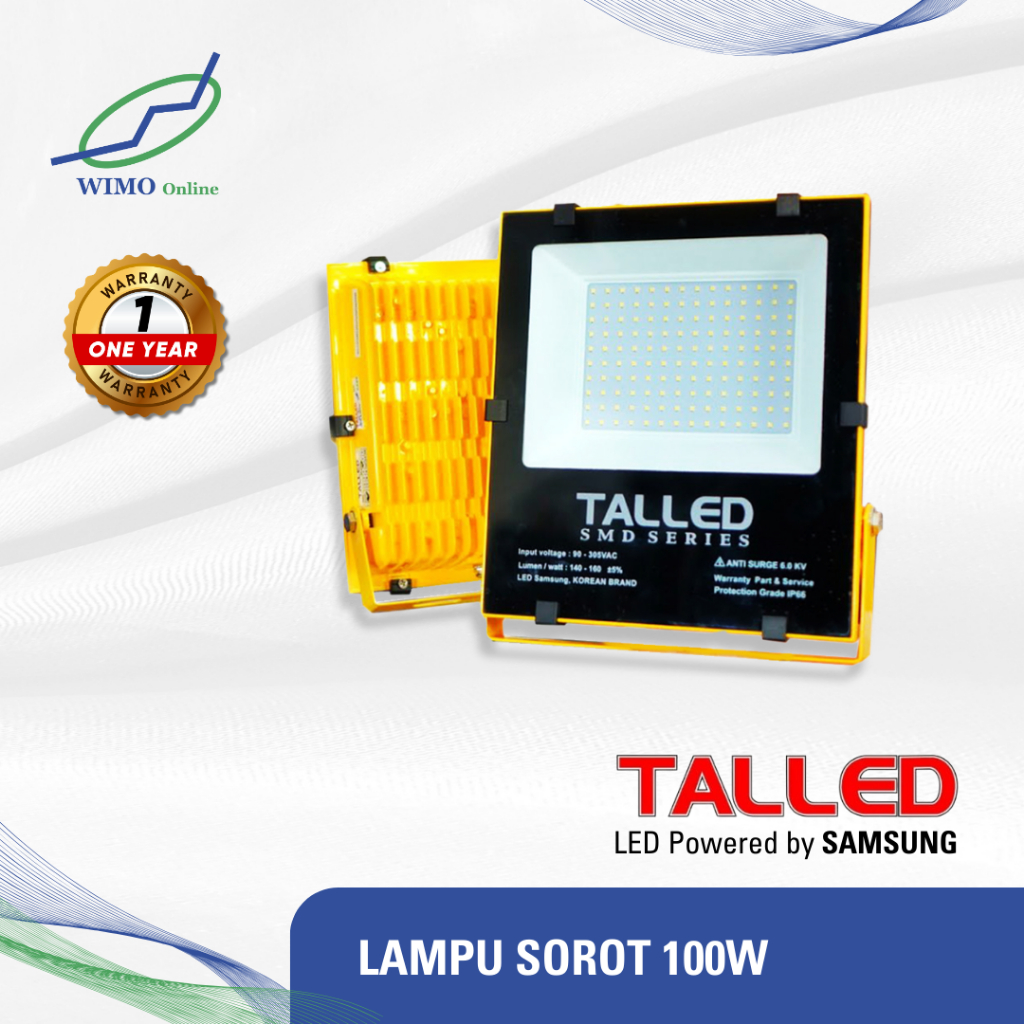 Chip POWERED BY SAMSUNG SPOTLIGHT 100W TALLED FLOOD LIGHT 100WATT 100 W ...