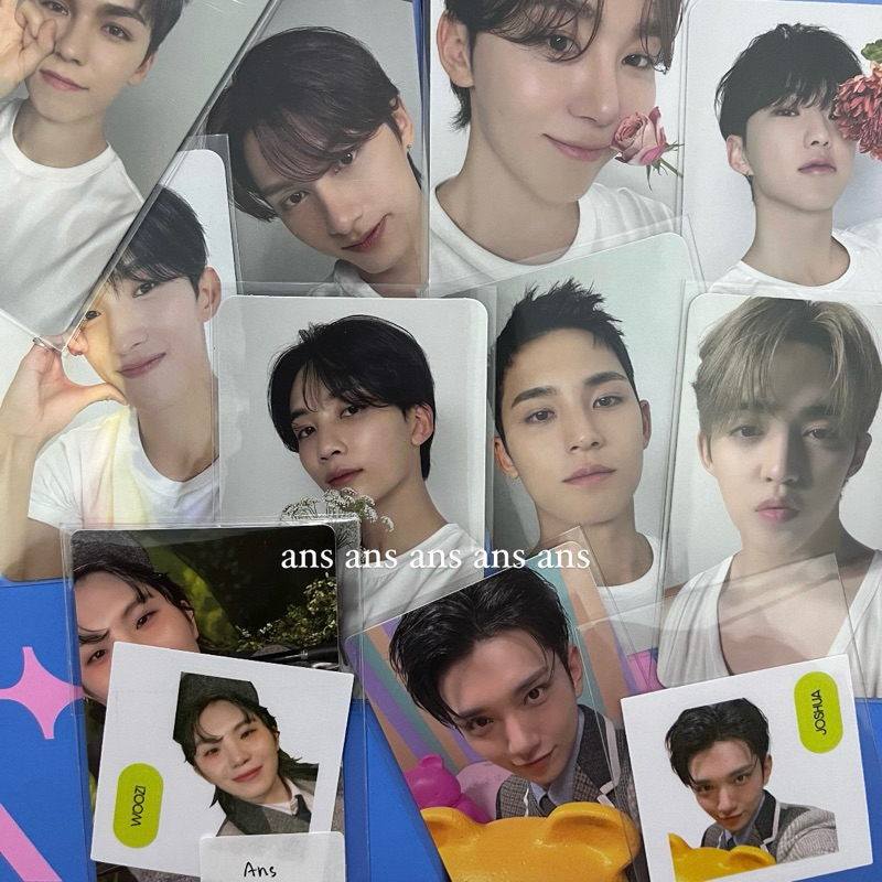 Seventeen Photocard Official Dear Ver Scoups Jeonghan Joshua jun Hoshi Wonwoo Woozi Mingyu The ...