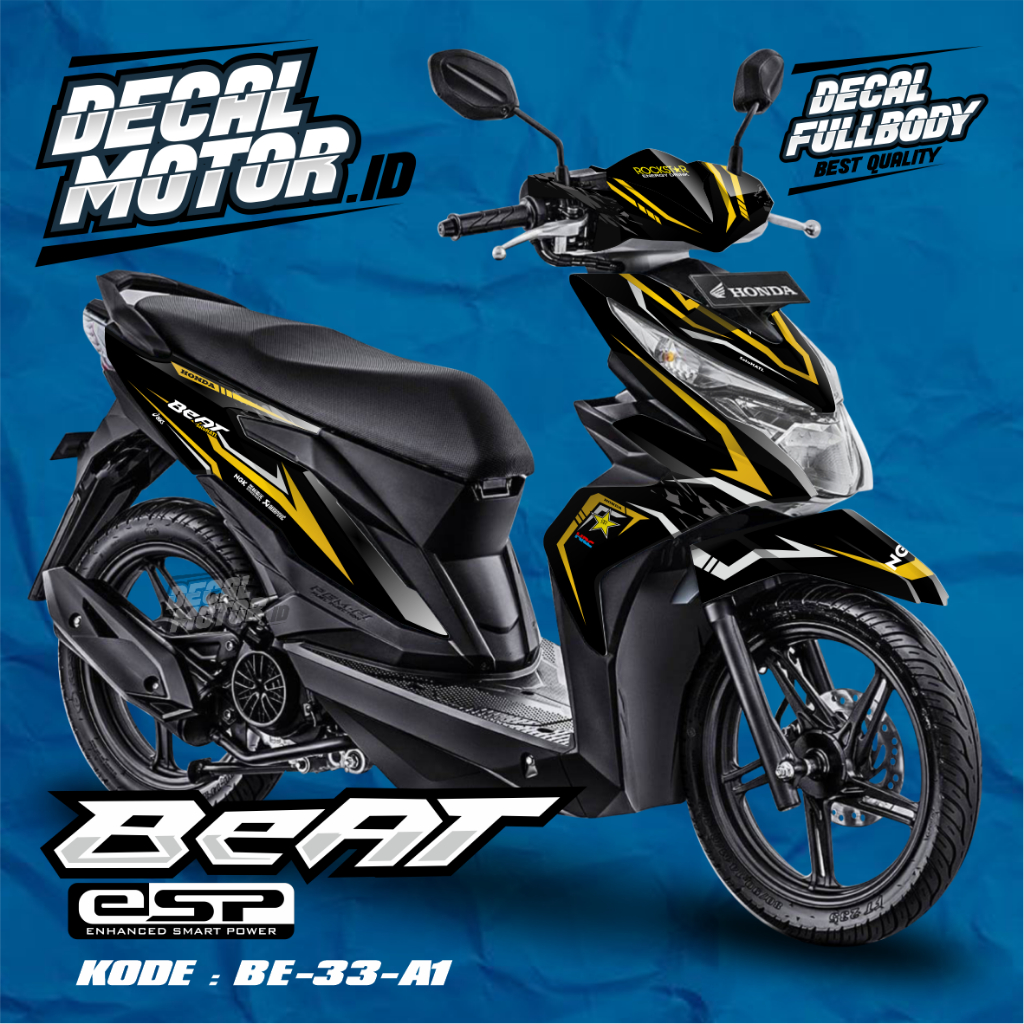 Laz Priority Sticker Decal Beat Esp Full Body - Honda Beat Esp Fullbody ...