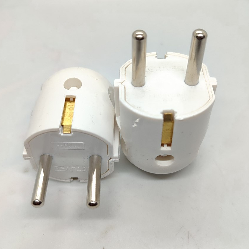 PUTIH !! Round Ground Plug / Round White Plug | Shopee Malaysia