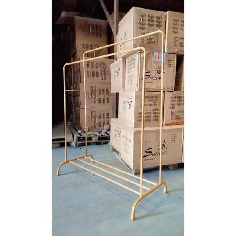 GANTUNGAN Double POLE BIG STAND HANGER | Shopee Malaysia