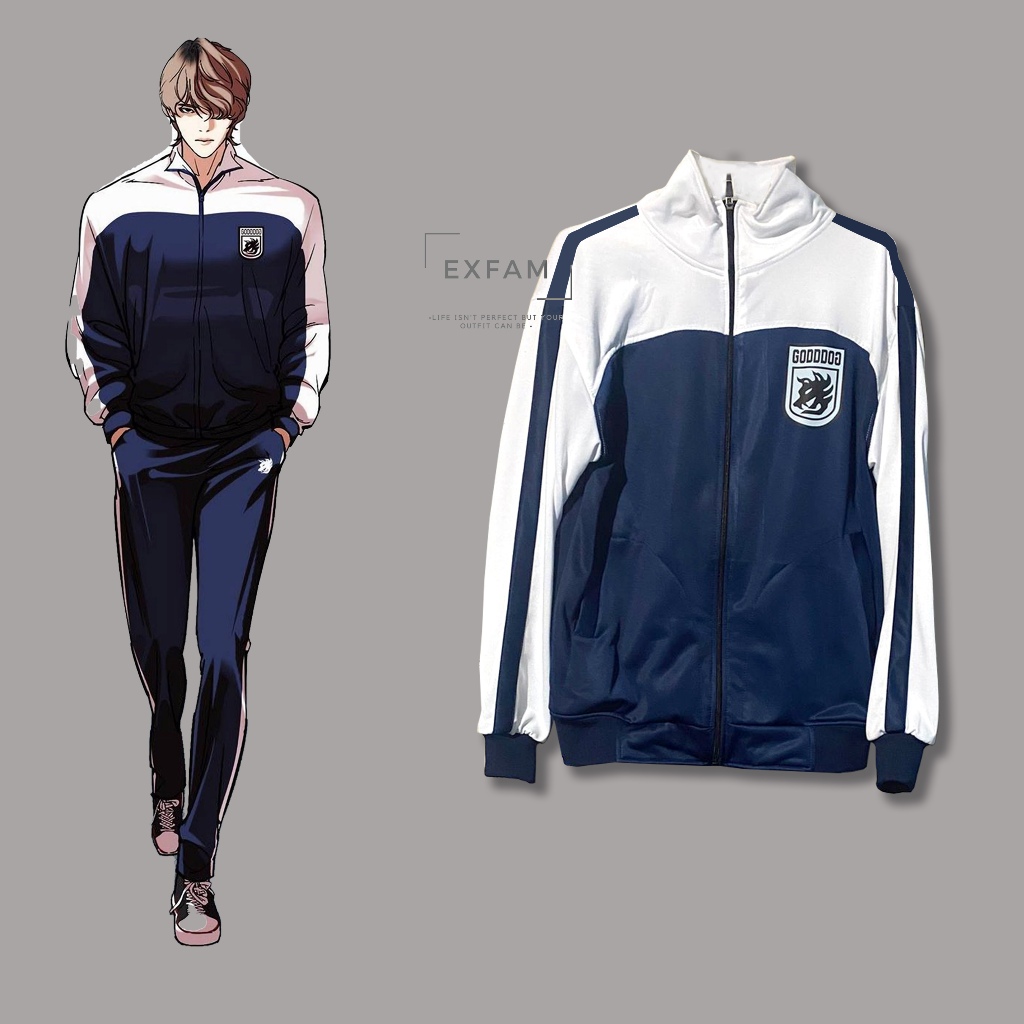 Seong Yohan Goddog Leader Manhwa Lookism Korean Tracktop Jacket ...