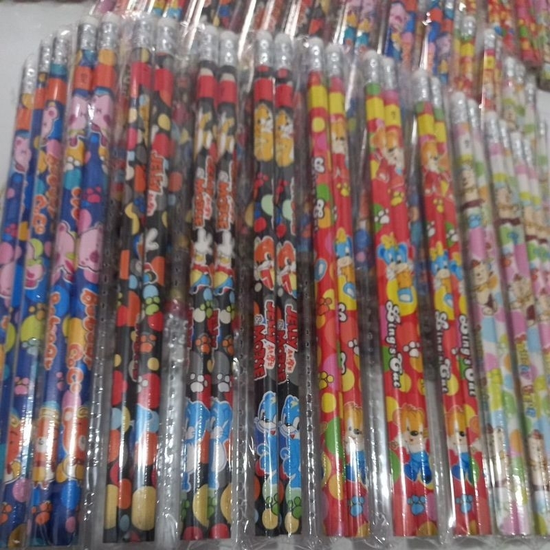 Pencil Pencil Plus Erase motif Contents (24Pcs) | Shopee Malaysia