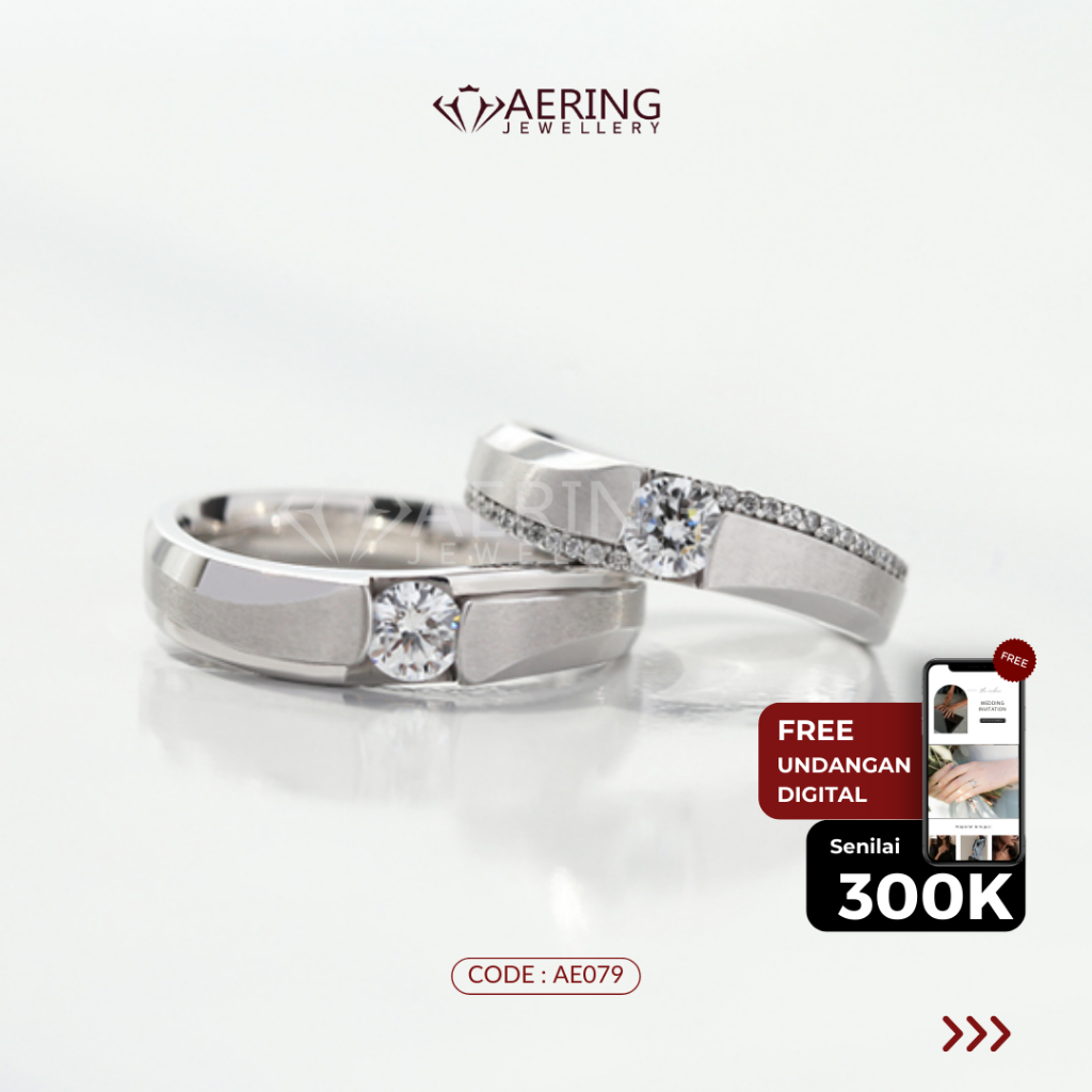 Silver Palladium Platinum Gold Couple Wedding Ring Engagement Couple ...