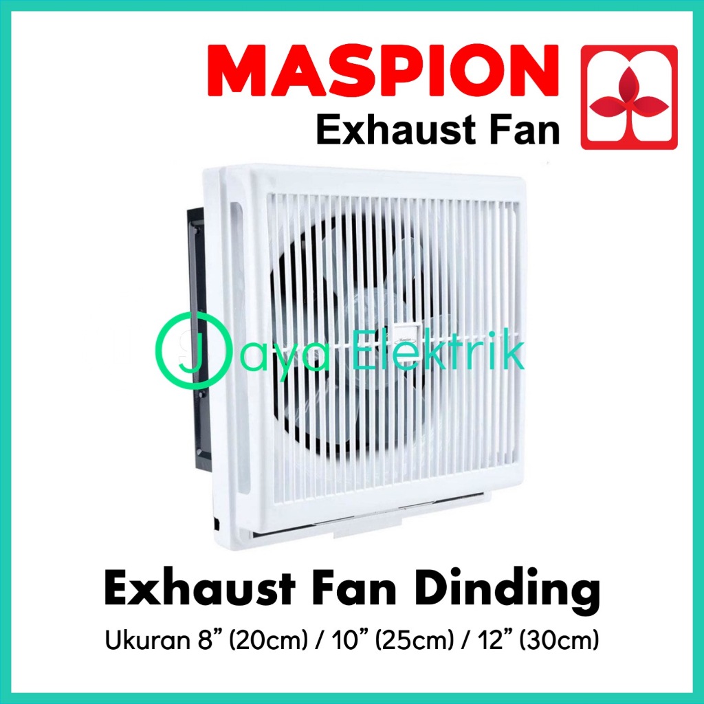 Exhaust Fan MASPION Wall 8" 10" 12" MV-200 MV-250 MV-300 NEX - Fan ...