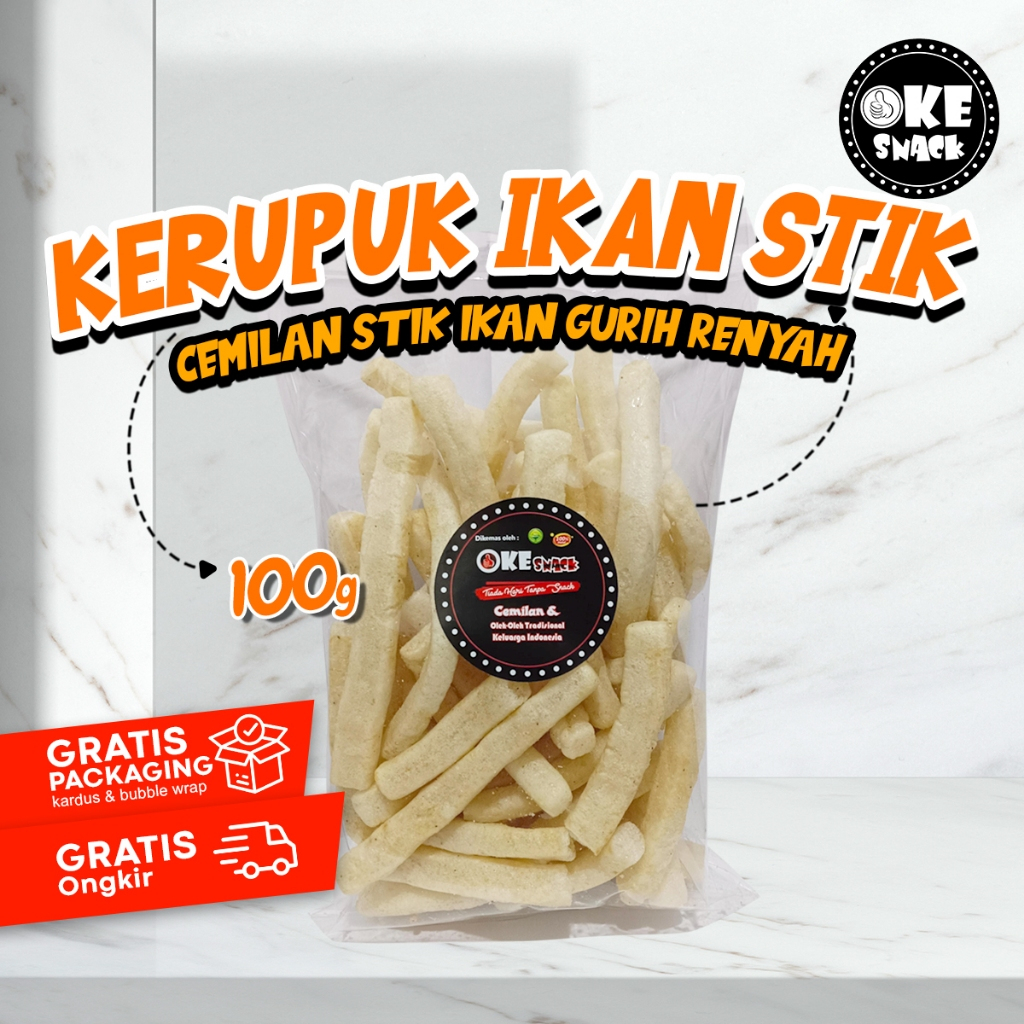 Fish Stick Crackers | Fish Sticks - 100g | Shopee Malaysia