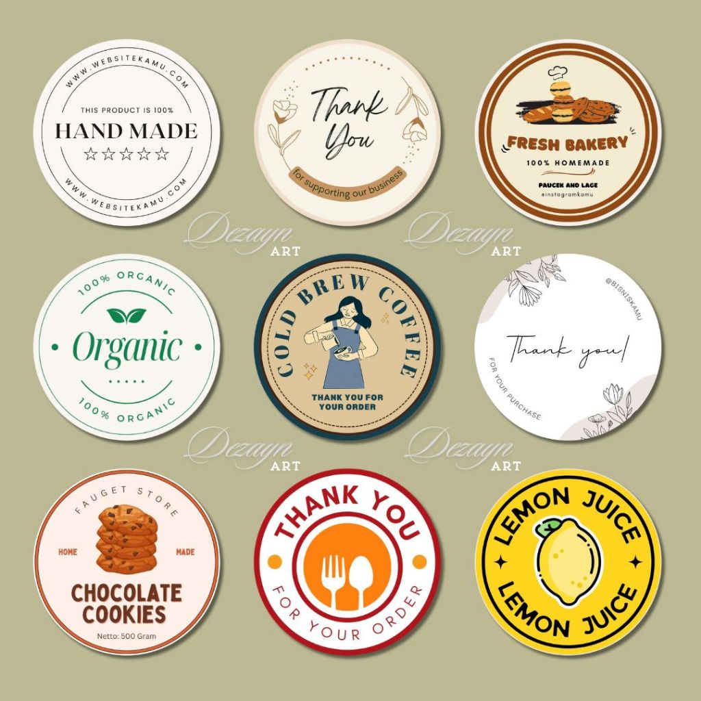 Label Sticker / Custom Sticker / logo Sticker / Product Sticker ...