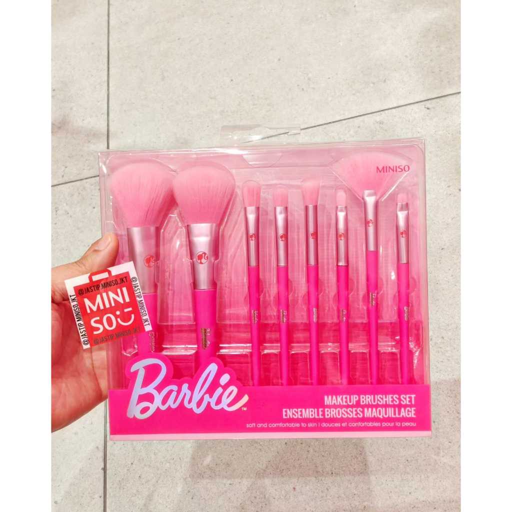 Miniso Makeup Brush Set BARBIE Collection (8pcs) | Shopee Malaysia