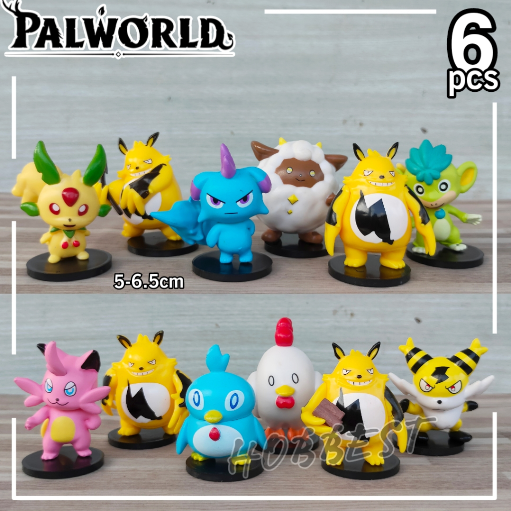 Palworld Action Figure set - Miniature Cake Topper Figure Display Toy ...