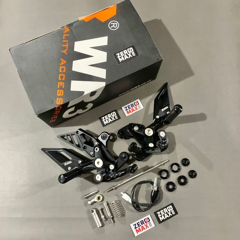 HITAM Step Underbone Footstep Racing WR3 RS-Series Kawasaki ZX25R ...