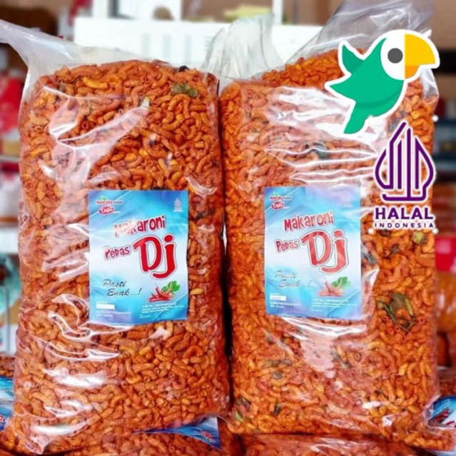 Macaroni Pipe 1kg (1000gr) Spicy DJ Macaroni pedes Orange Leaf 1kg ...