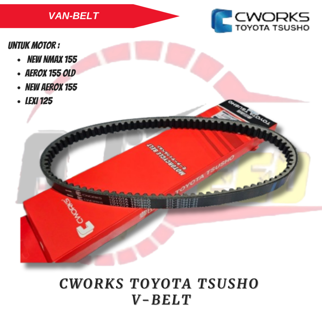 Cworks Toyota Tsusho V-Belt Vanbelt Panbel Type (B65) NEW NMAX 155 ...