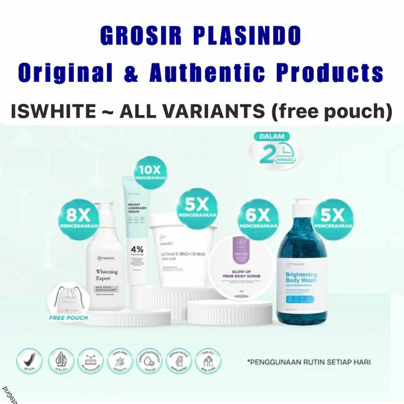 [GUARANTEED ORIGINAL] ALL VARIANT- ISWHITE Whitening Expert BODY Serum ...