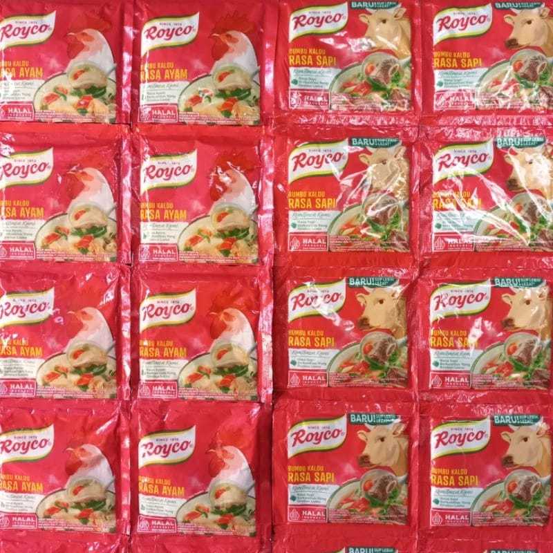 Royco Seasoning Flavoring 9gr ROYCO Chicken Beef (12 Contents) SACHET ...