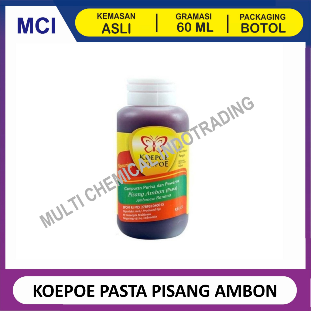 AMBON BANANA PASTA BUTTERFLY 60 ML / KOEPOE KOEPOE BANANA AMBON PASTA ...