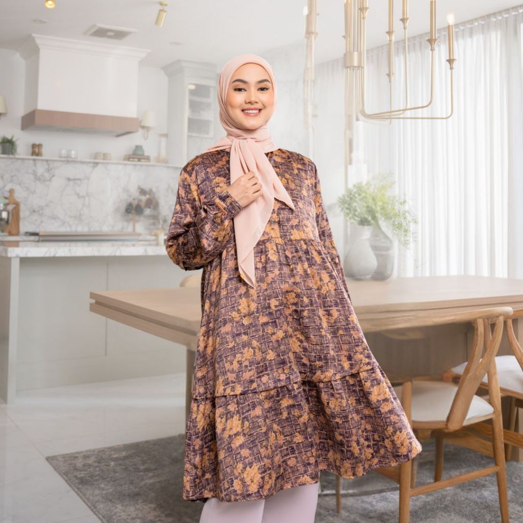 Ziva Tunic Berdamar Series By Kalasiris - Beautiful Floral Tunic Top ...