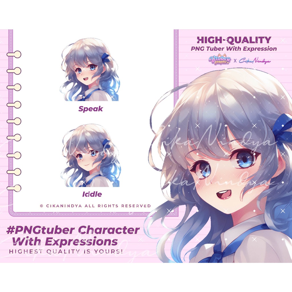 Beautiful Tuber PNG: Add A Unique Touch To Your Streaming, PNG Tuber ...