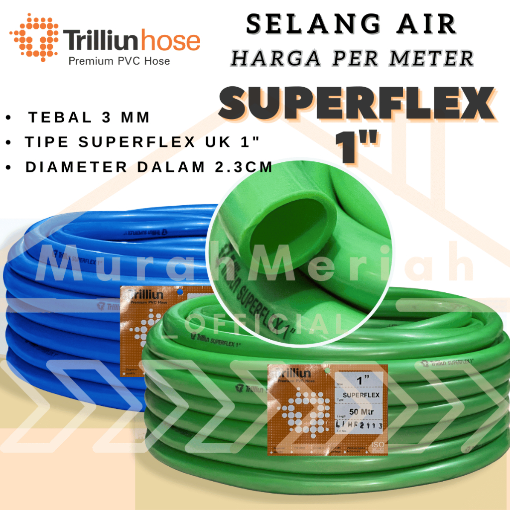 Superflex UK TRILLION WATER HOSE 1 INCH THICK AND ELASTIC (PRICE PER ...