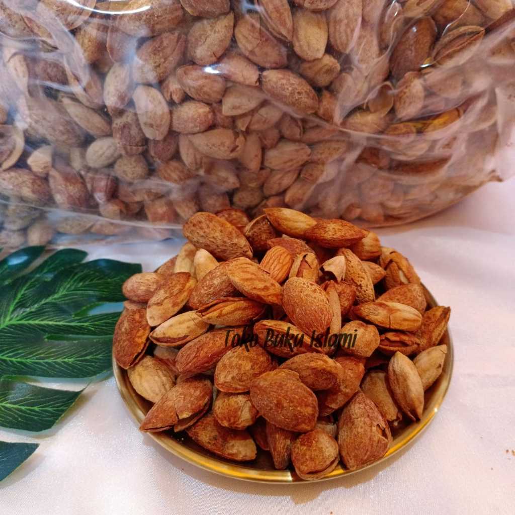 Roasted Milk Skin Almonds 500gr Almonds 1 kg Healthy Snacks for Hajj ...