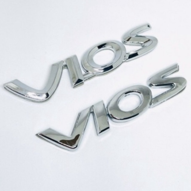 Toyota Car Emblem VIOS Chrome Logo | Shopee Malaysia