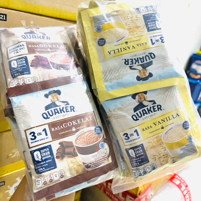 Quaker 3in1 cereal drink sachet | Shopee Malaysia