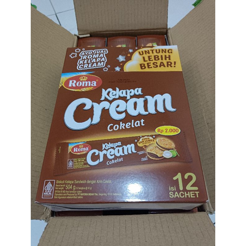 Roma Coconut Cream Biscuits 1 Box | Shopee Malaysia