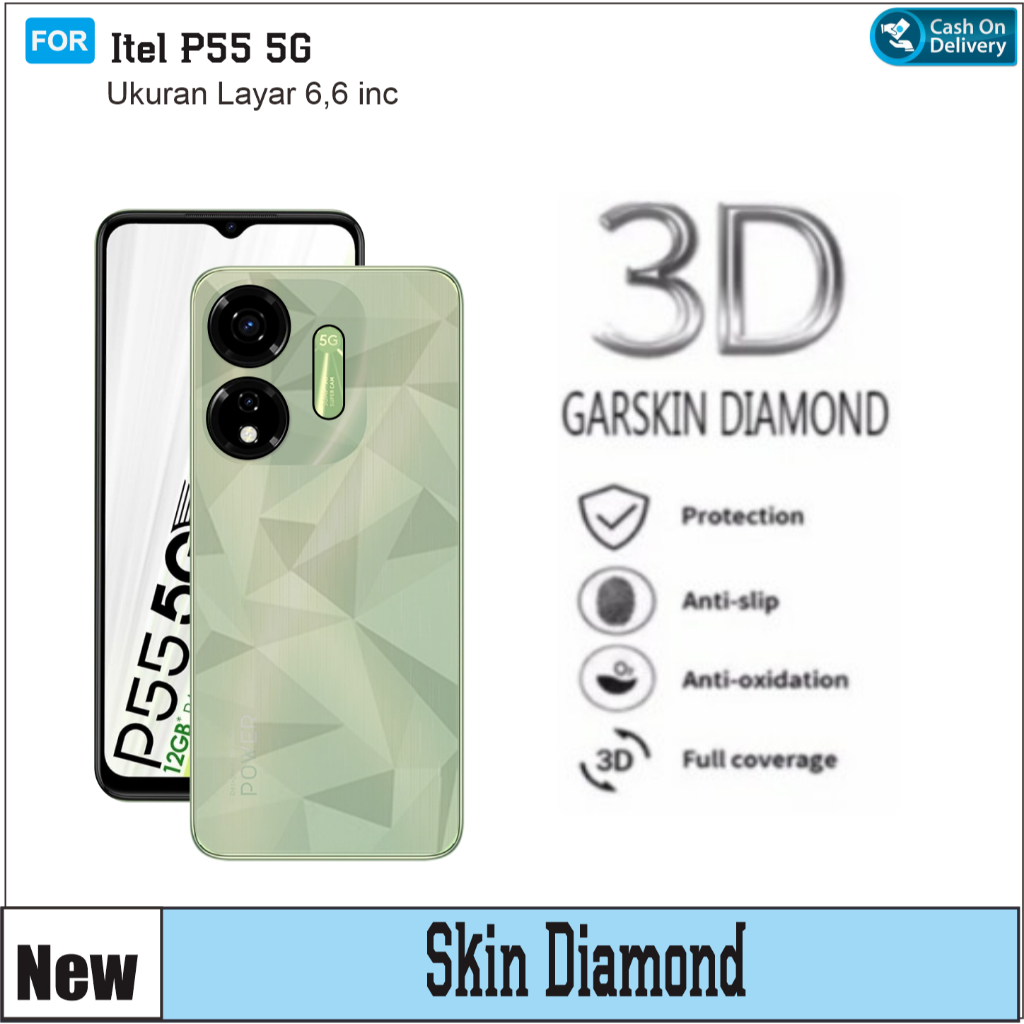Itel P55 5G Garskin Diamond Transformers Transparent 3D Carbon Skin ...