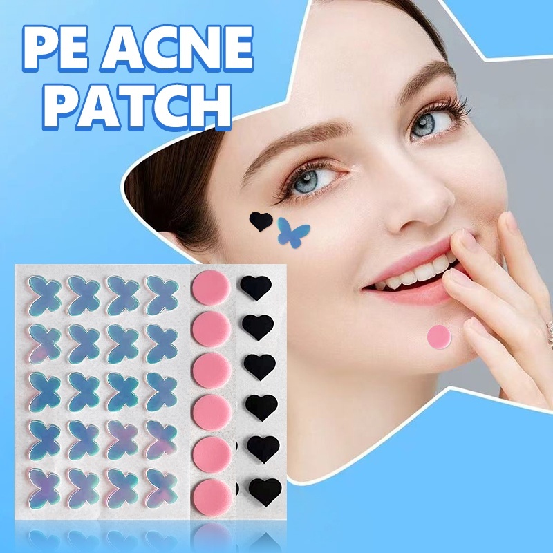 Jaemipurple | Colorful Irregular Acne Patches Laser Film Blue Butterfly ...